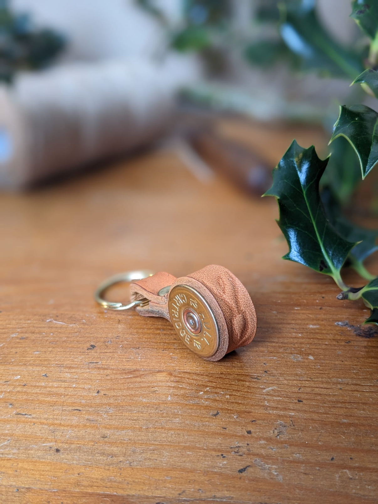 Shotgun Cartridge Key Ring With Leather Strap – J Boult Designs